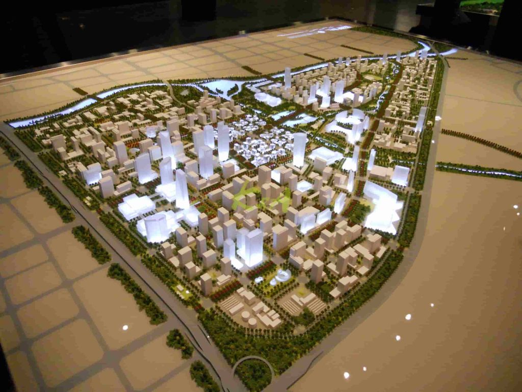 Master Plan Model of Beijing Dongba International Trade Center ...